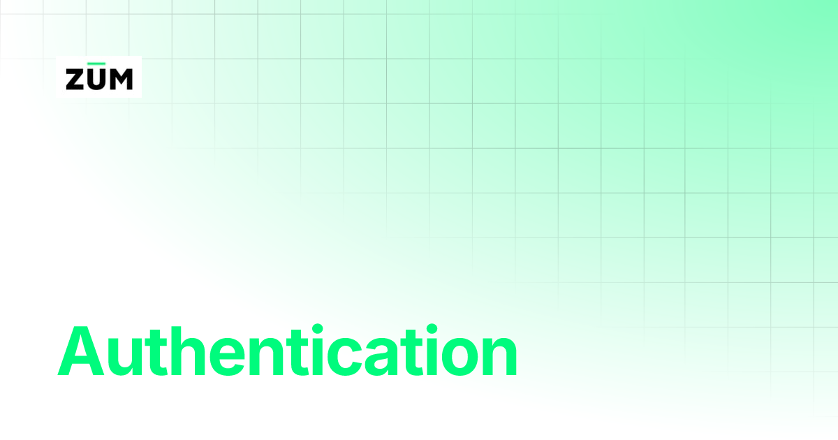Authentication | Zum Rails